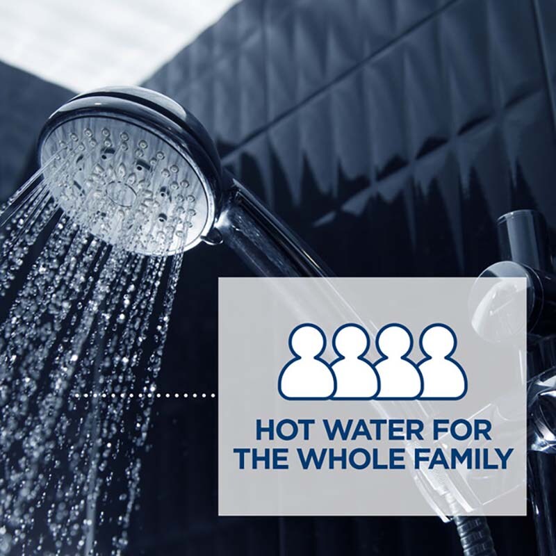 GE RealMax Choice LP Gas 40 Gallon Tall Water Heater with 8-Year Parts ...