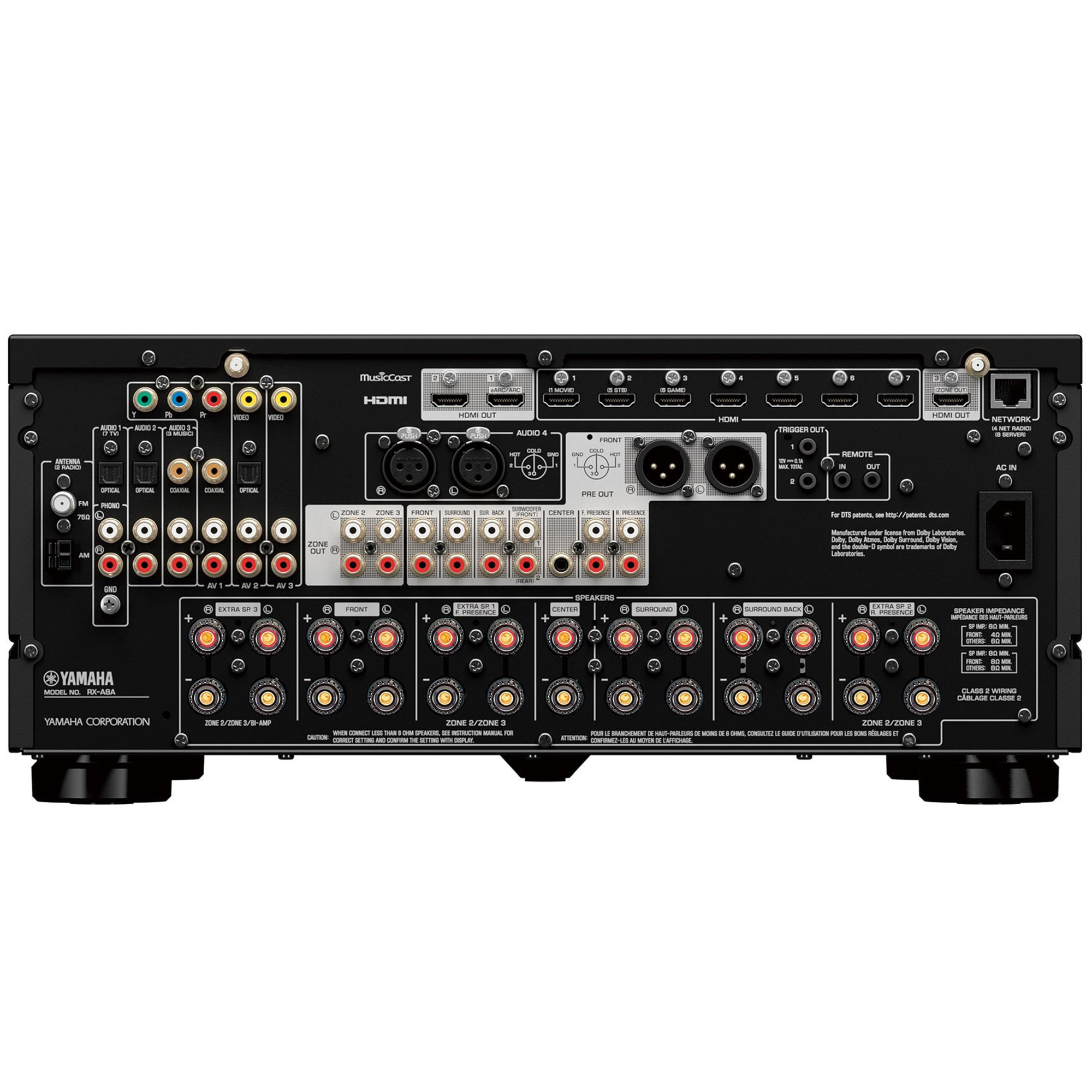 Yamaha AVENTAGE 11.2-Channel AV Receiver with 8K HDMI and Music Cast ...