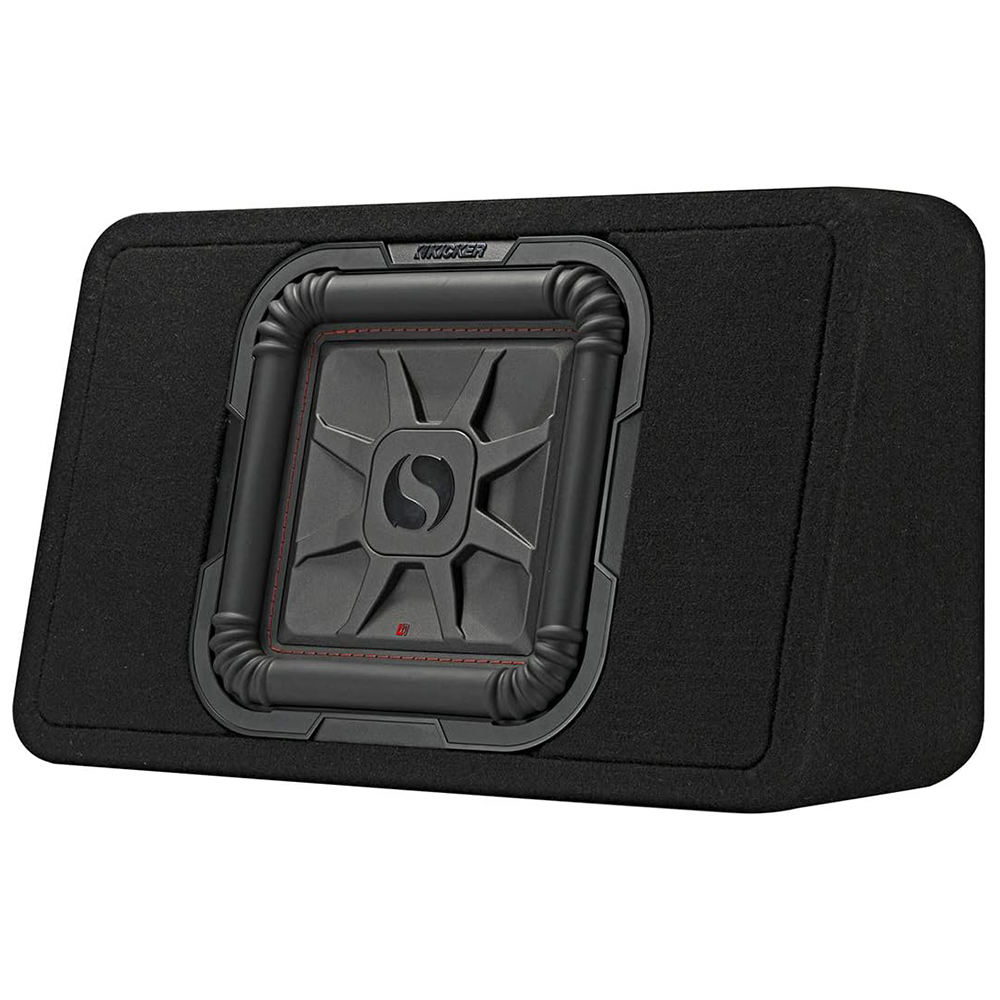 Kicker Single 10" L7T 2-Ohm Truck Enclosure with Solo-Baric SubWoofer ...