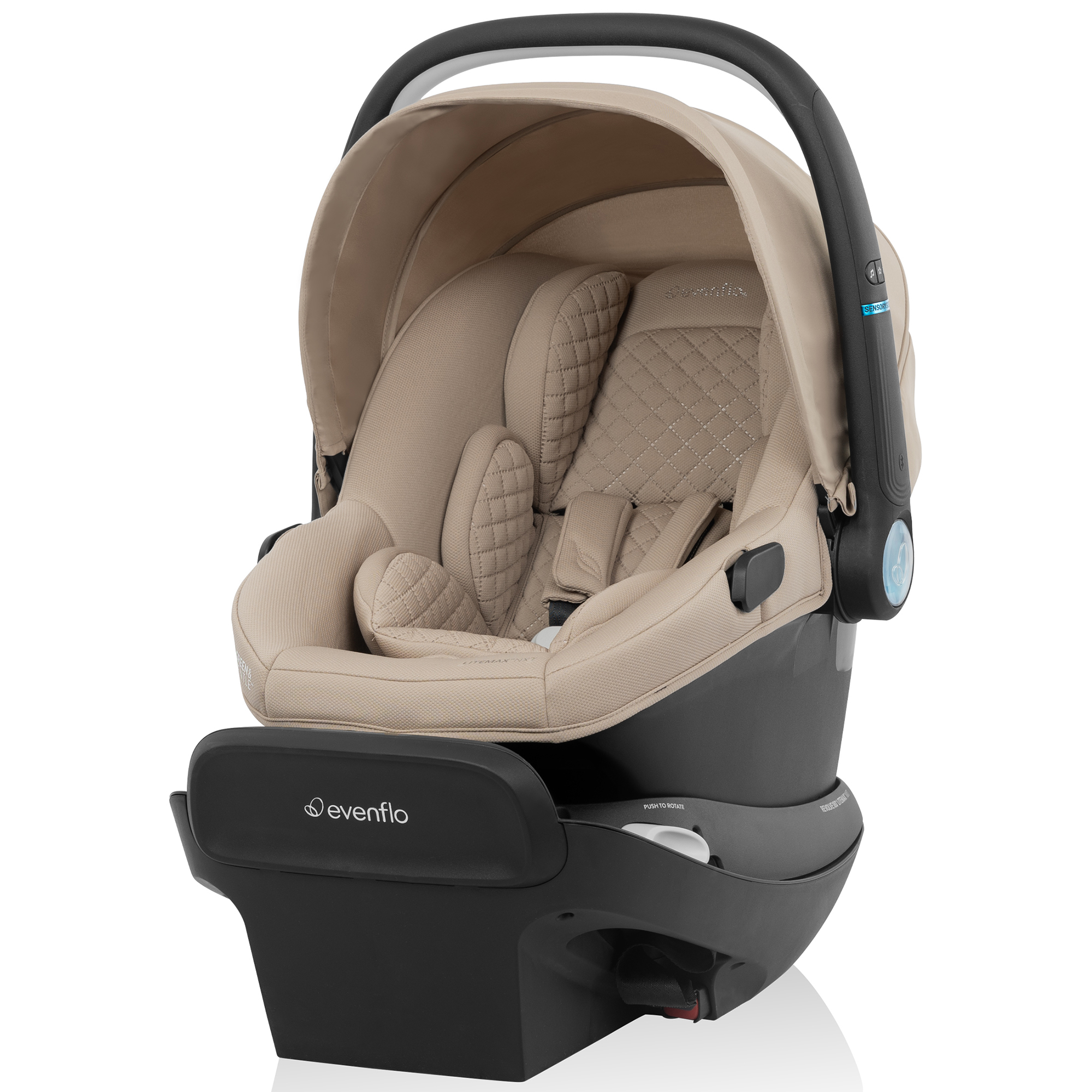 Evenflo Revolve 180 Litemax NXT Rotational Infant Car Seat with Sensory ...