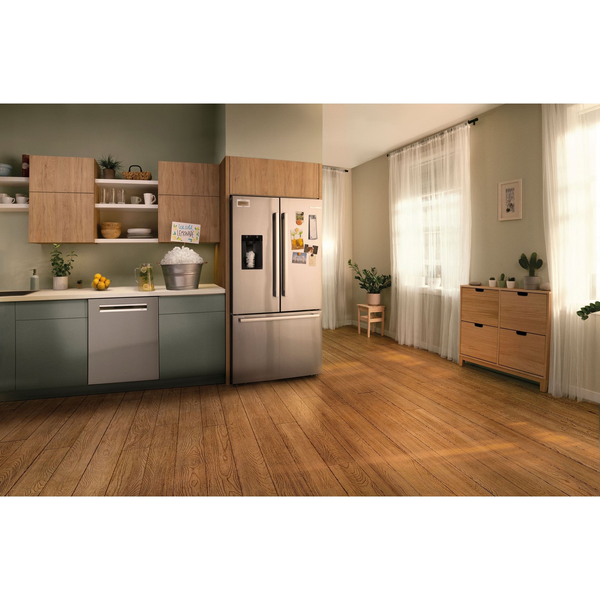 Bosch 500 Series 36 in. 26 cu. ft. Smart French Door Refrigerator with ...