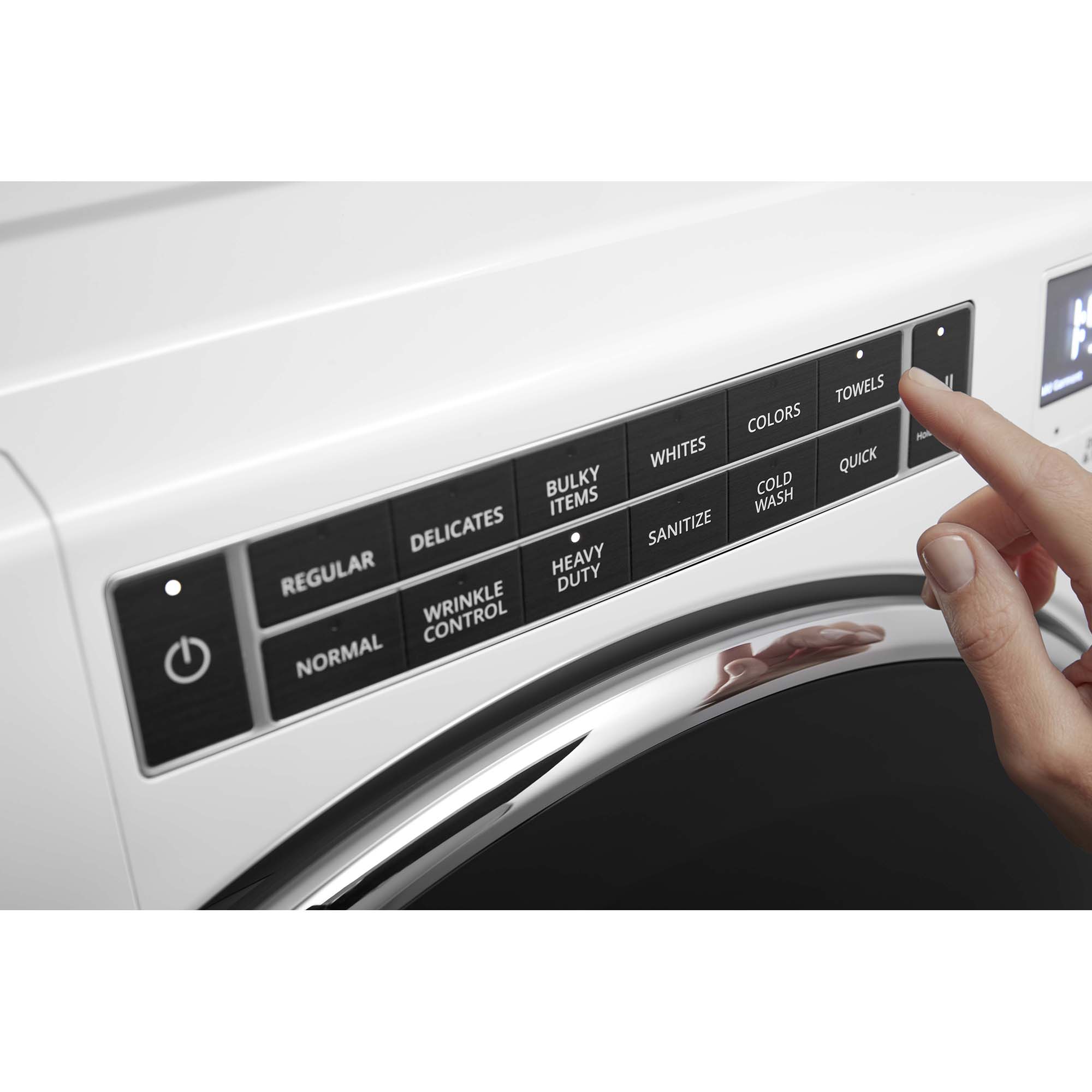 Whirlpool 27 in. 5.0 cu. ft. Stackable Front Load Washer with Sanitize ...