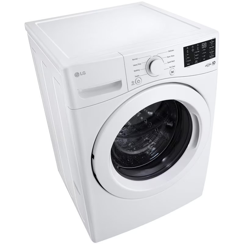 LG 27 in. 5.0 cu. ft. Stackable Front Load Washer with 6 Motion ...