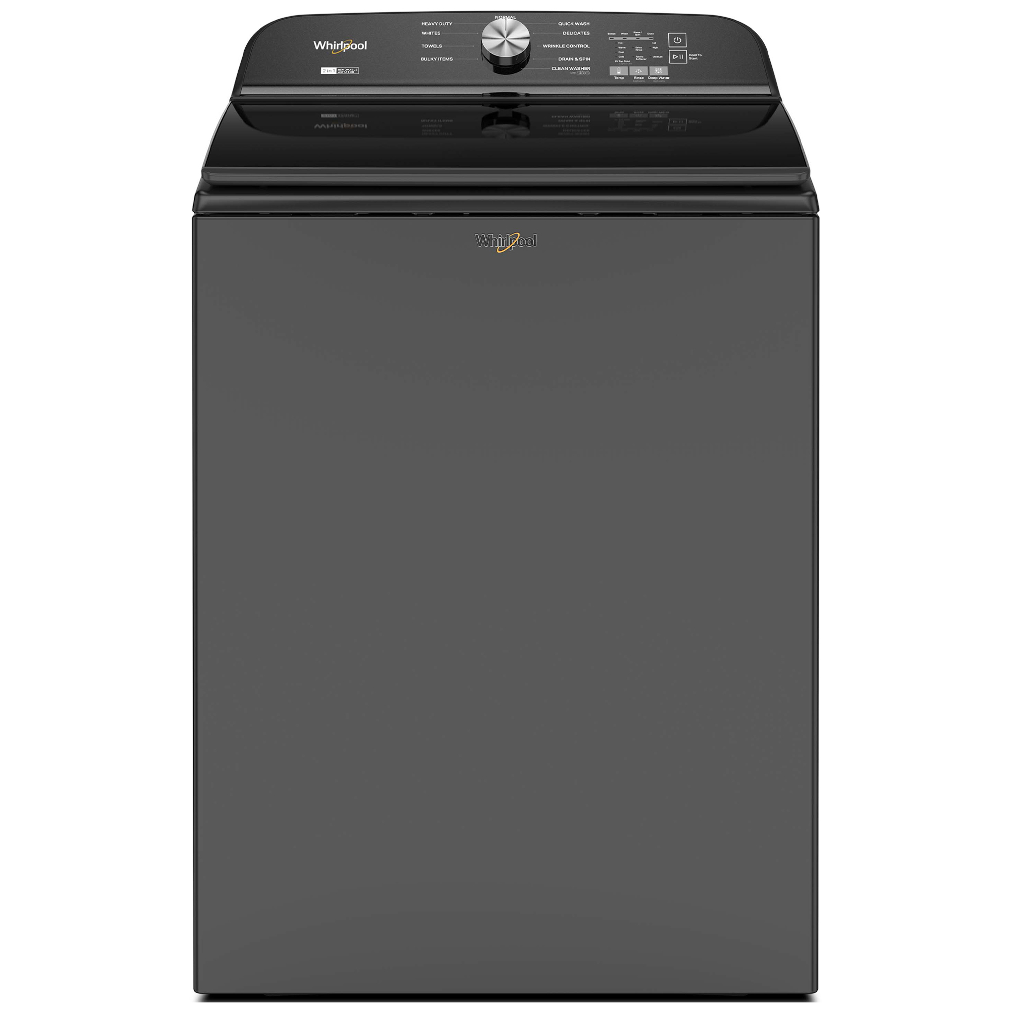 Whirlpool 27.375 in. 5.3 cu. ft. Top Load Washer with 2-in-1 Removable ...