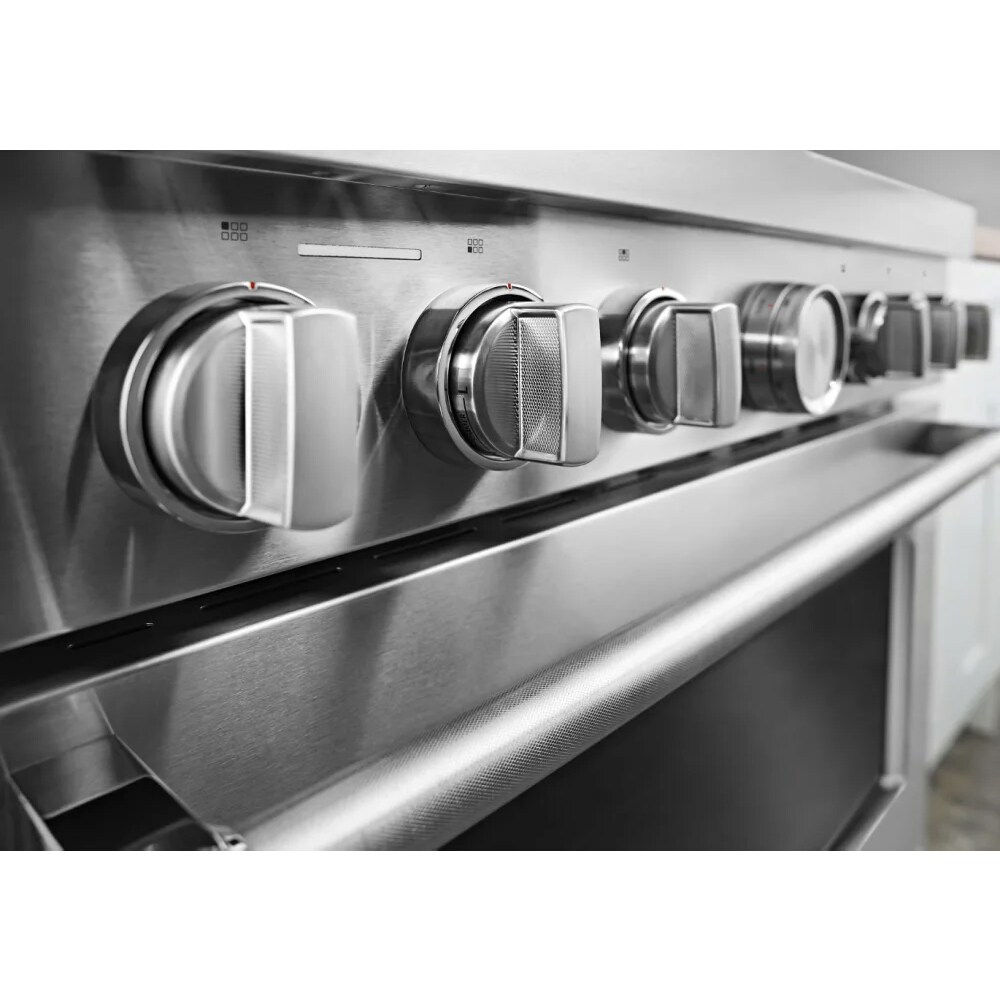 KitchenAid 36" Freestanding Gas Range with 6 Sealed Burners & 5.1 Cu ...