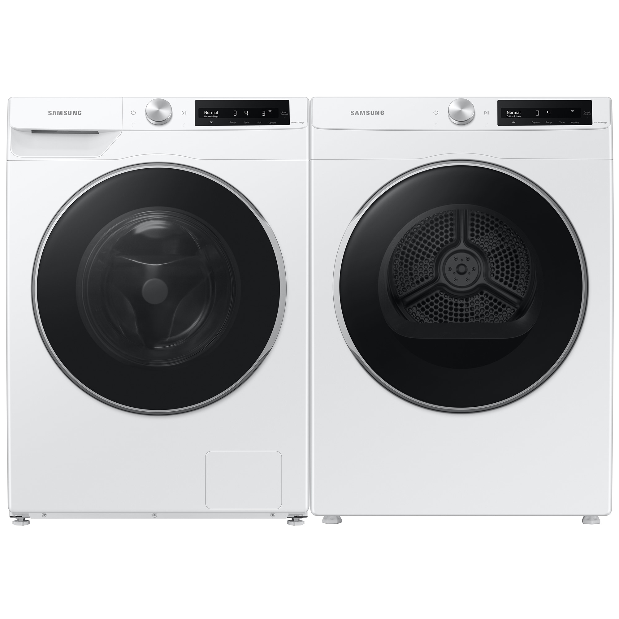 Samsung 24 in. 4.0 cu. ft. Electric Dryer with 15 Dryer Programs, 12 ...