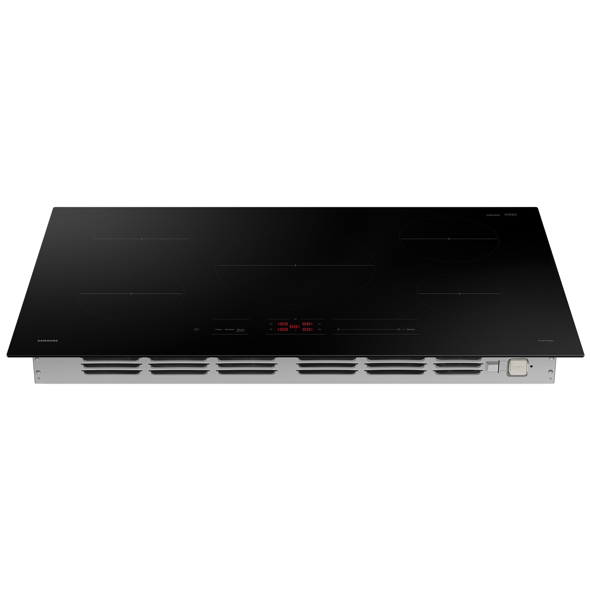 Samsung 36 in. 5-Burner Smart Induction Cooktop with Simmer Burner ...
