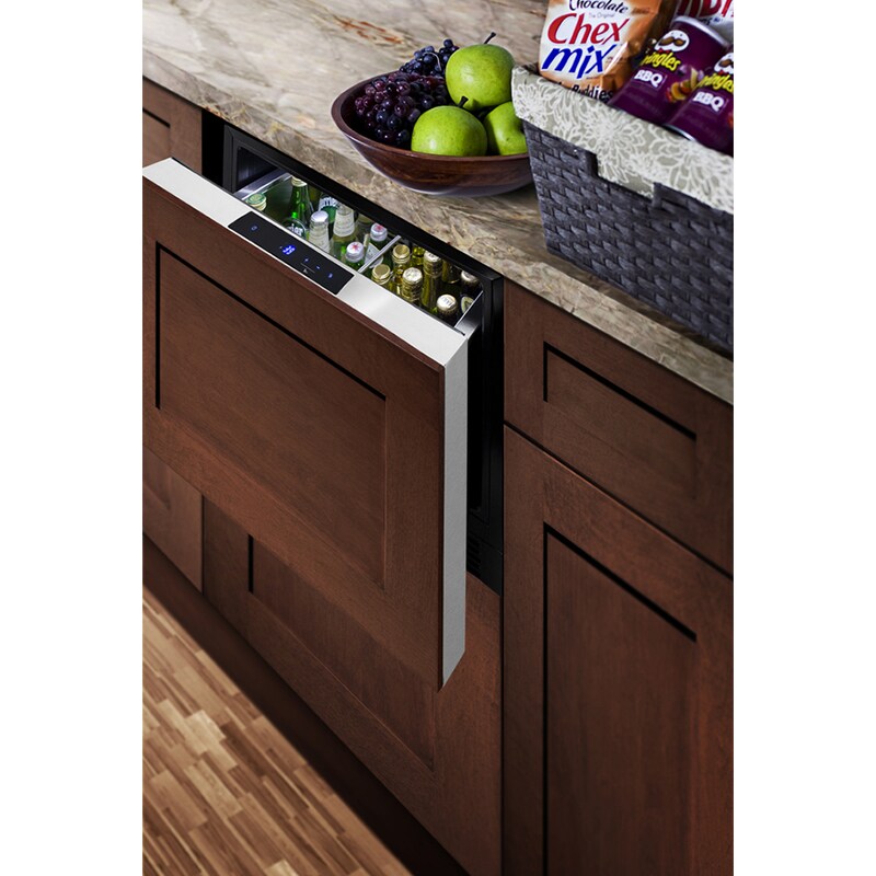 Summit 22 in. 1.6 cu. ft. Outdoor Single Refrigerator Drawer ...