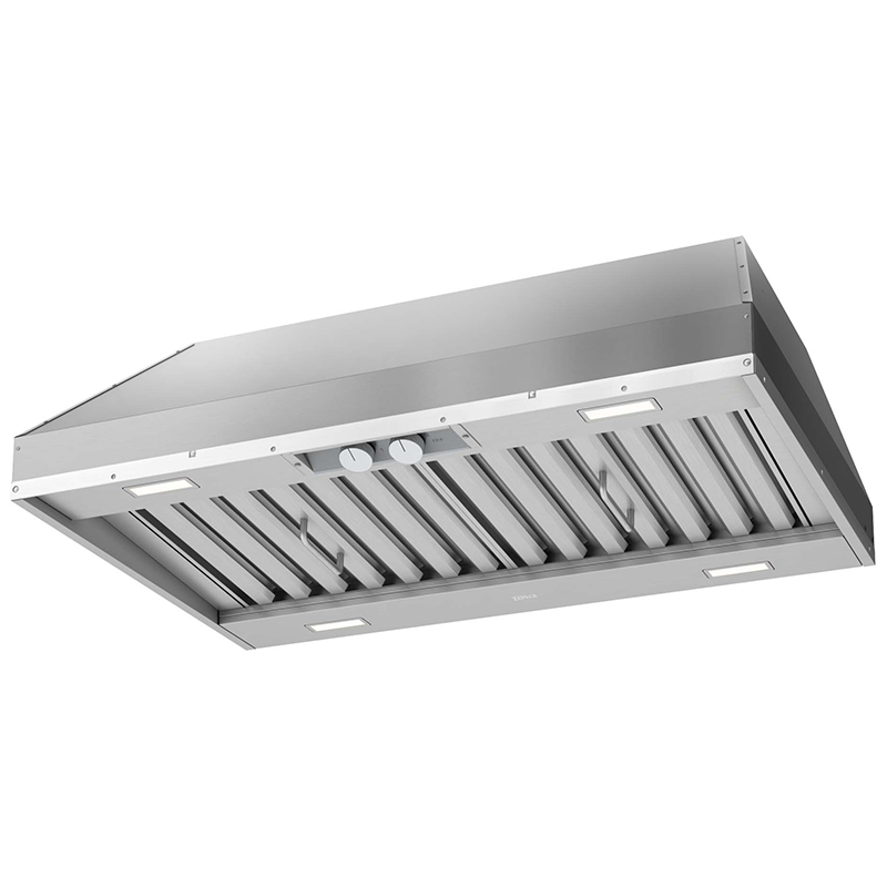 Zephyr 48 in. Ducted Canopy Pro Style Range Hood with 1200 CFM, 3 Fan ...