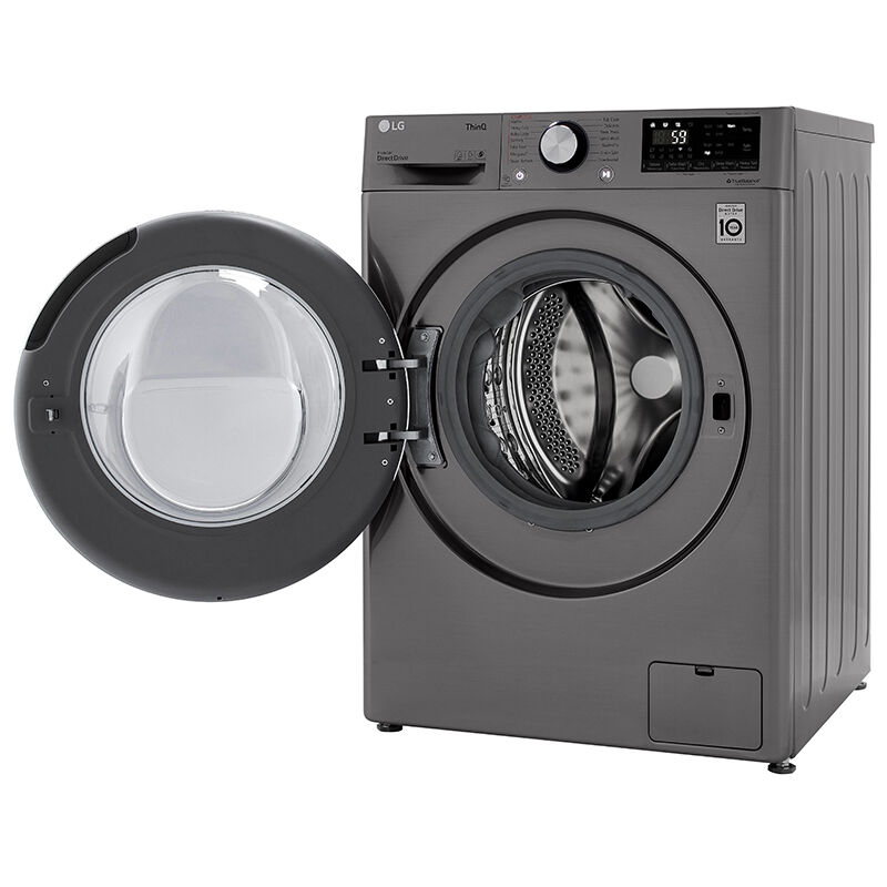 LG 24 in. 2.4 cu. ft. Electric All-in-One Front Load Washer-Dryer Combo ...