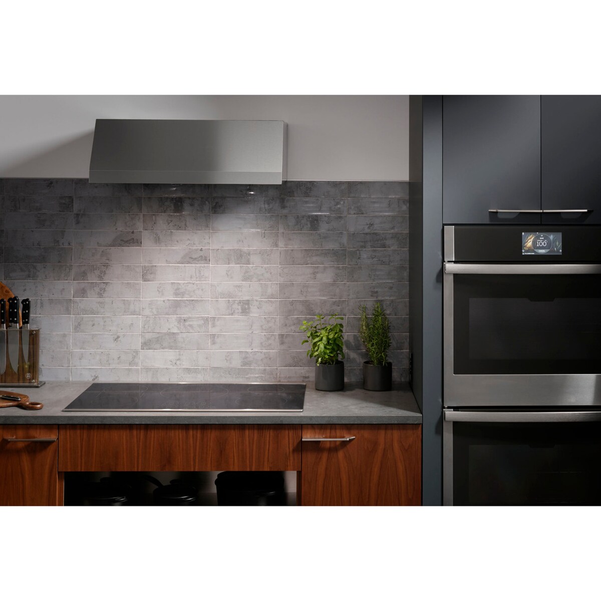 GE Profile 30 in. 4-Burner Smart Induction Cooktop with Simmer Burner ...