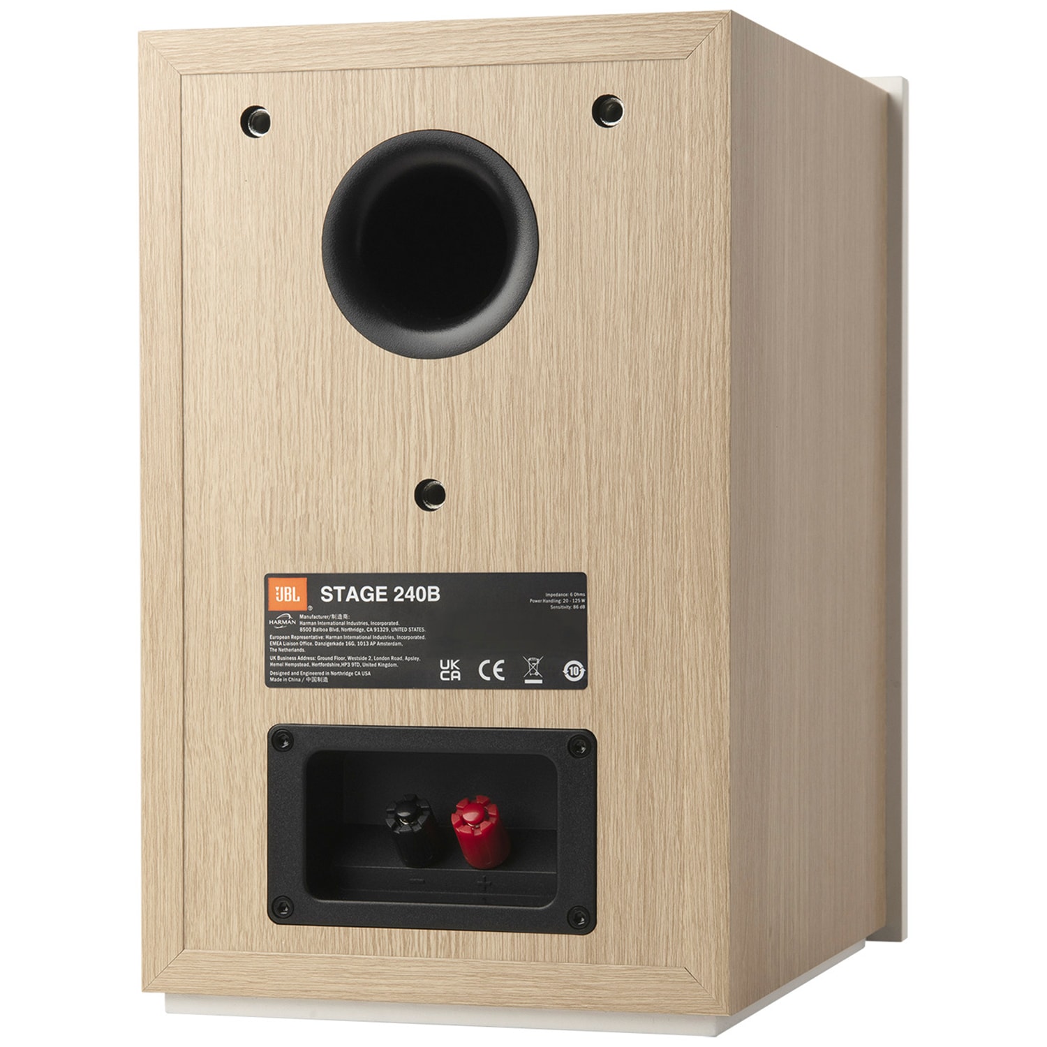 JBL Stage 240B 2 Way 4.5 in. (114 mm) Bookshelf Loudspeaker - Latte | P ...