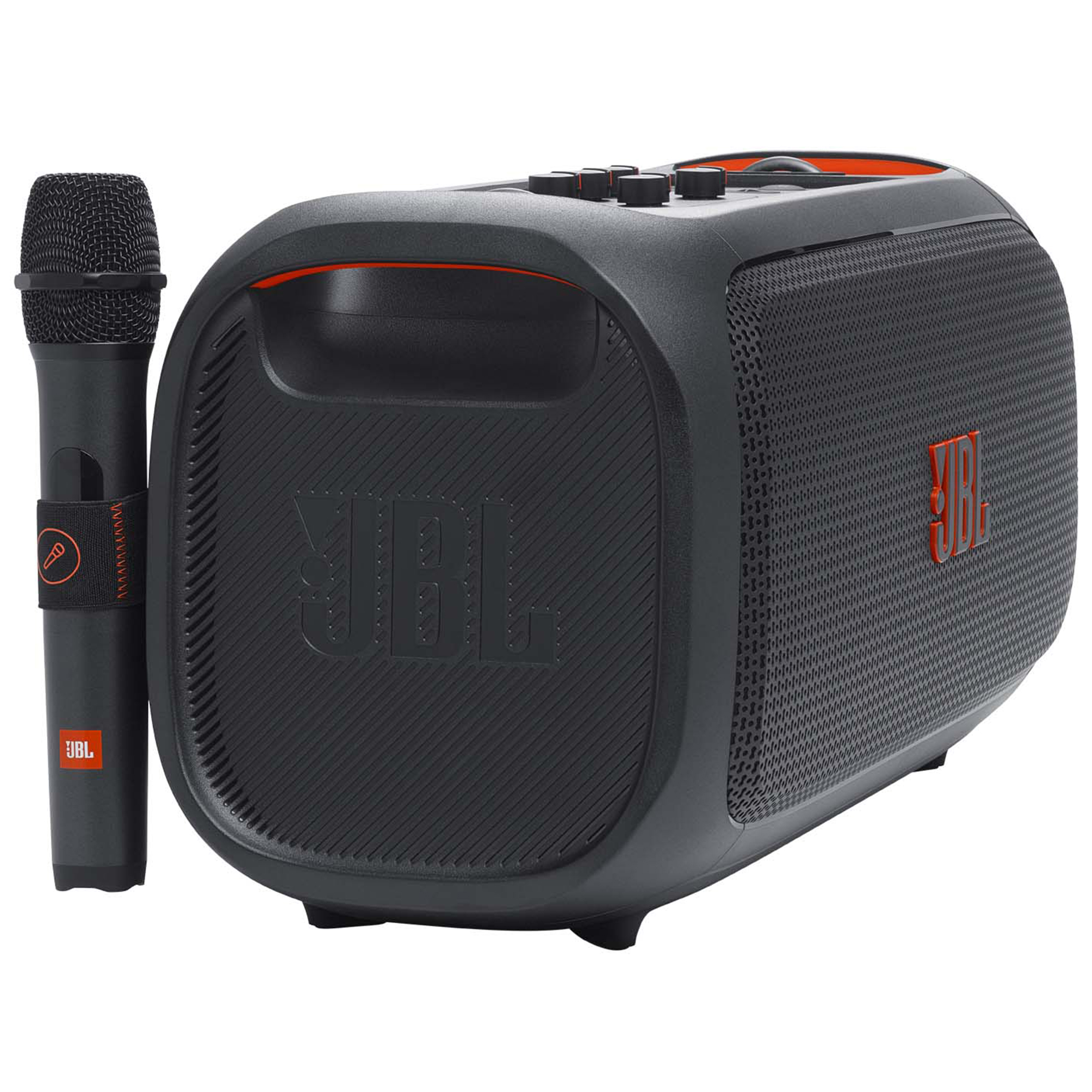 JBL Partybox On-The-Go Essential Rechargeable Splashproof Bluetooth ...