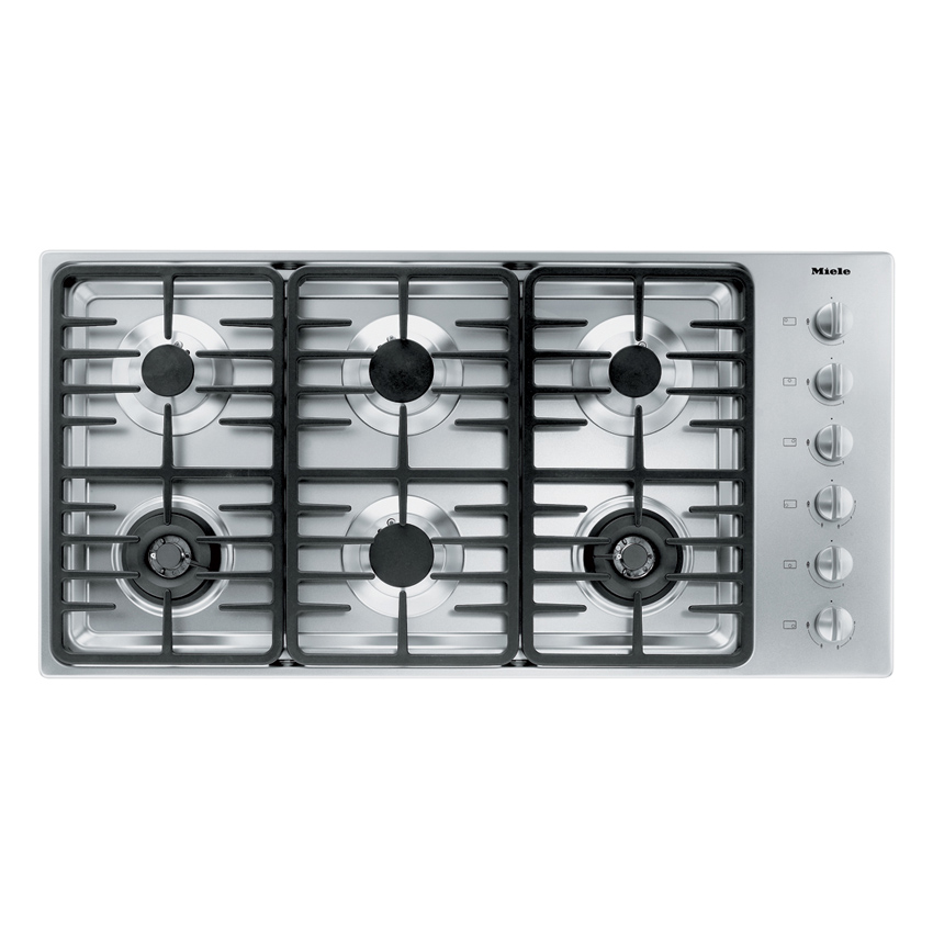 Miele Professional Series 42 in. 6-Burner LP Gas Cooktop with Power ...