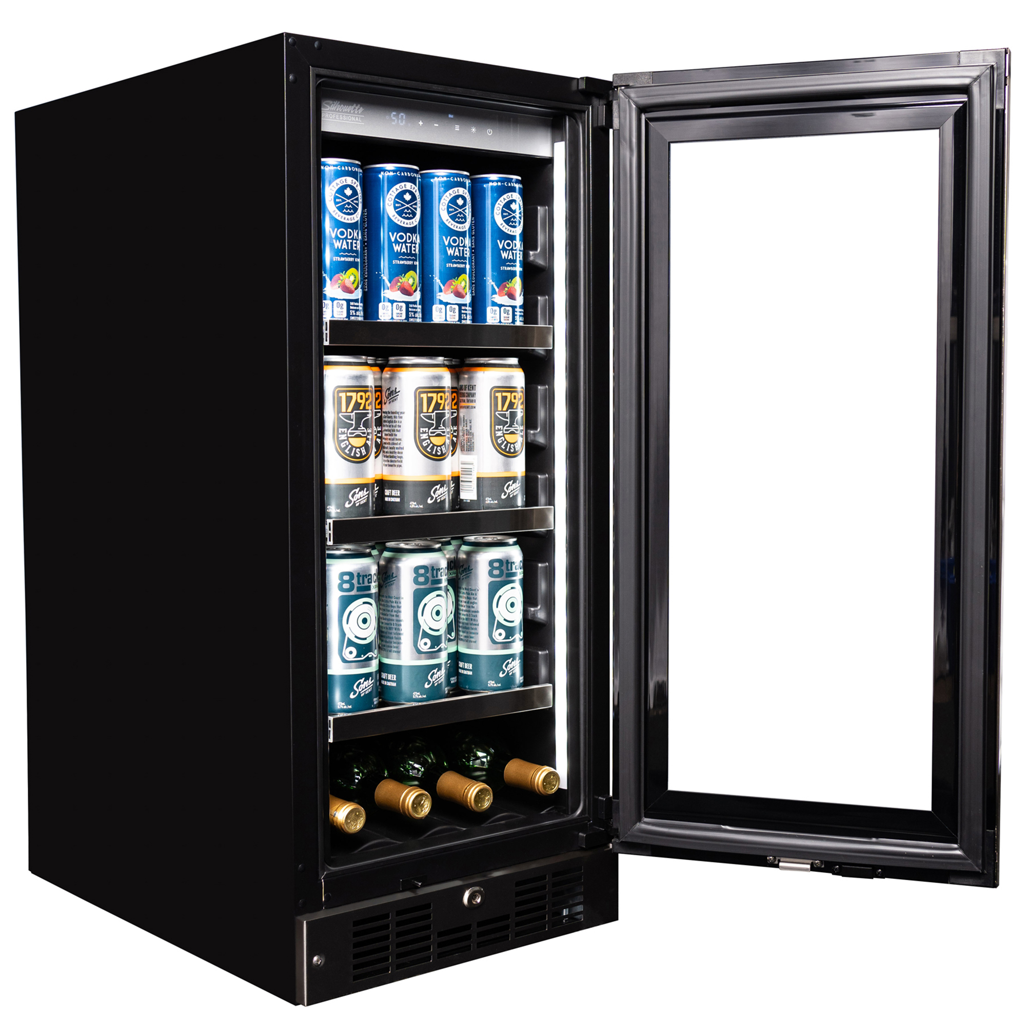 Danby Silhouette Series 15 in. Built-In 3.1 cu. ft. Compact Beverage ...