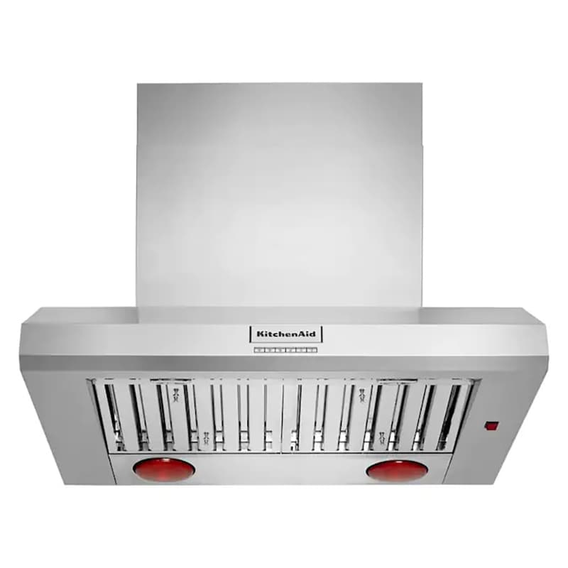 KitchenAid 36 in. Ducted Canopy Pro Style Style Range Hood with 4 Fan ...