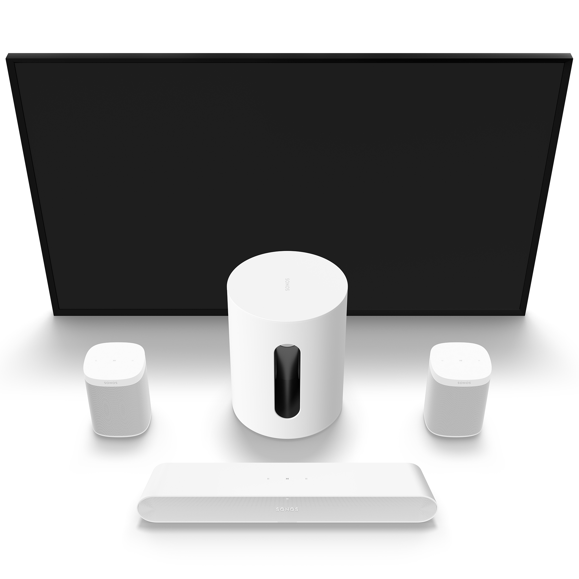Sonos Sub Mini Wireless Subwoofer - White | P.C. Richard & Son