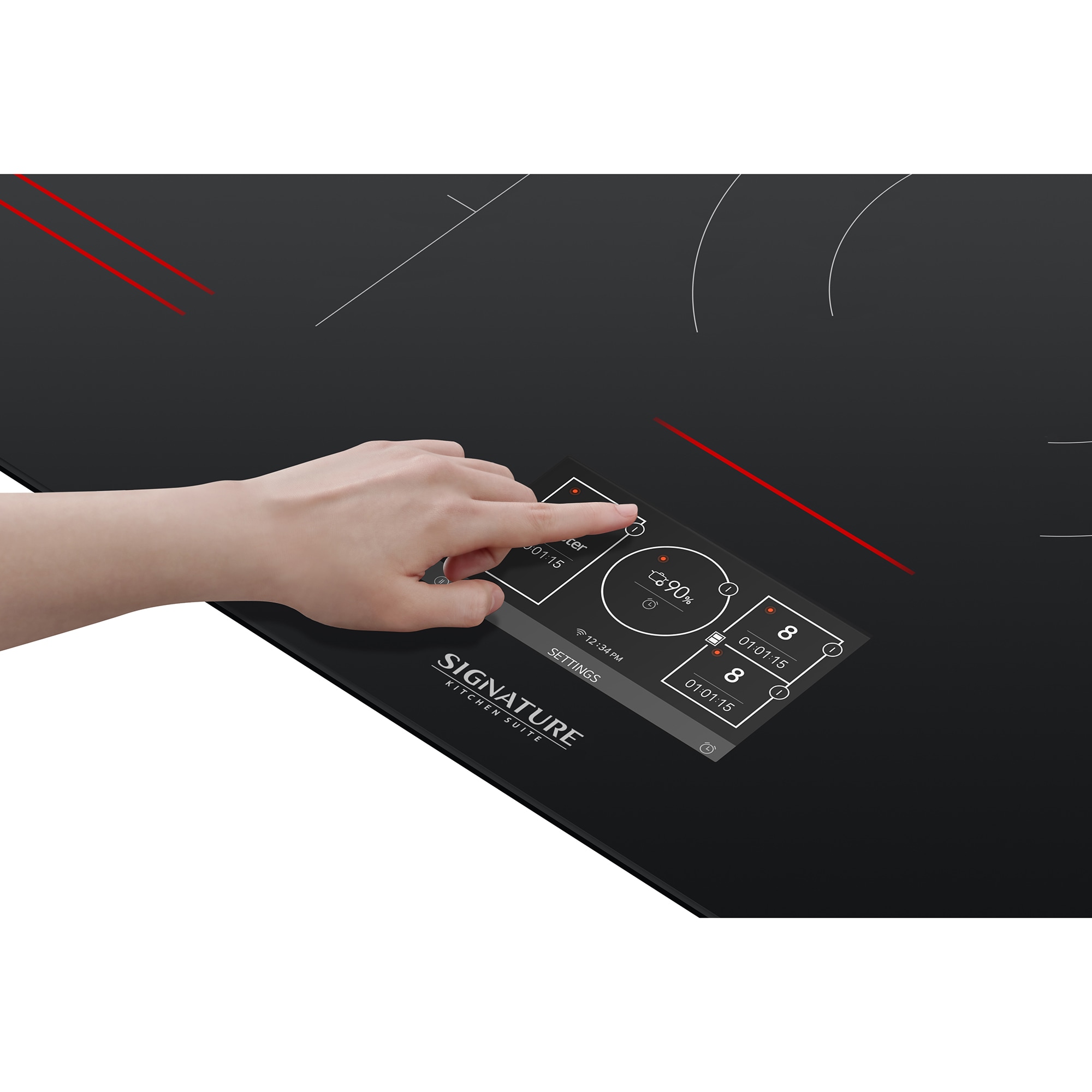 Signature Kitchen Suite 36 in. 5-Burner Smart Induction Cooktop with ...