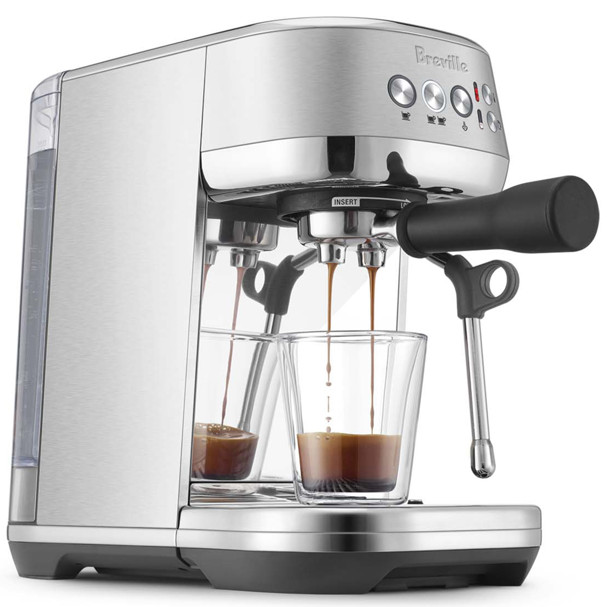 Breville Bambino Plus Small Home Espresso Machine - Brushed Stainless ...