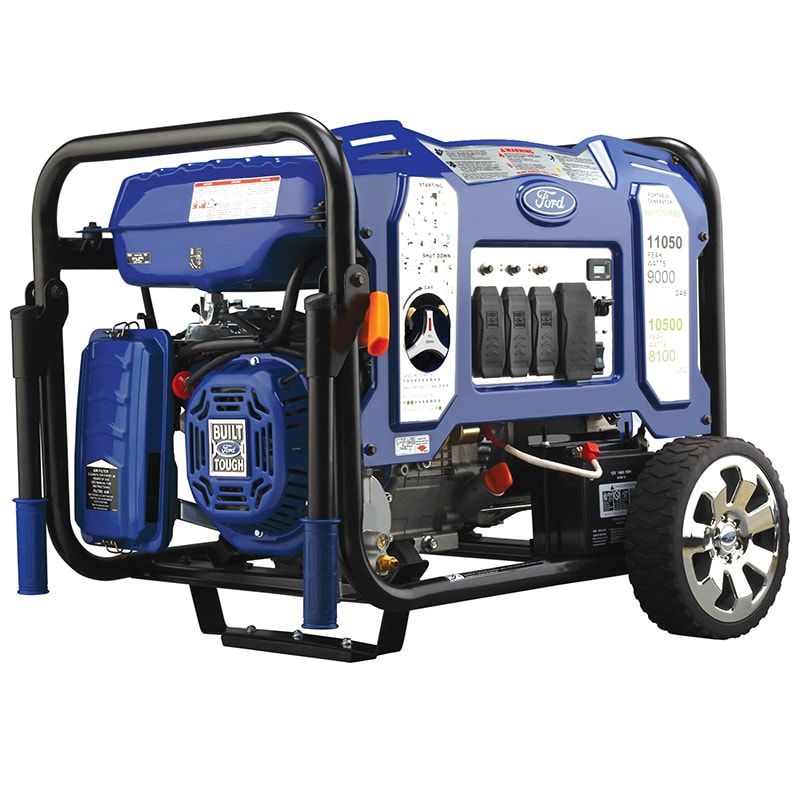 Ford 11,050 Watt DUAL FUEL 4 Cycle Propane and Gas Engine Generator | P ...