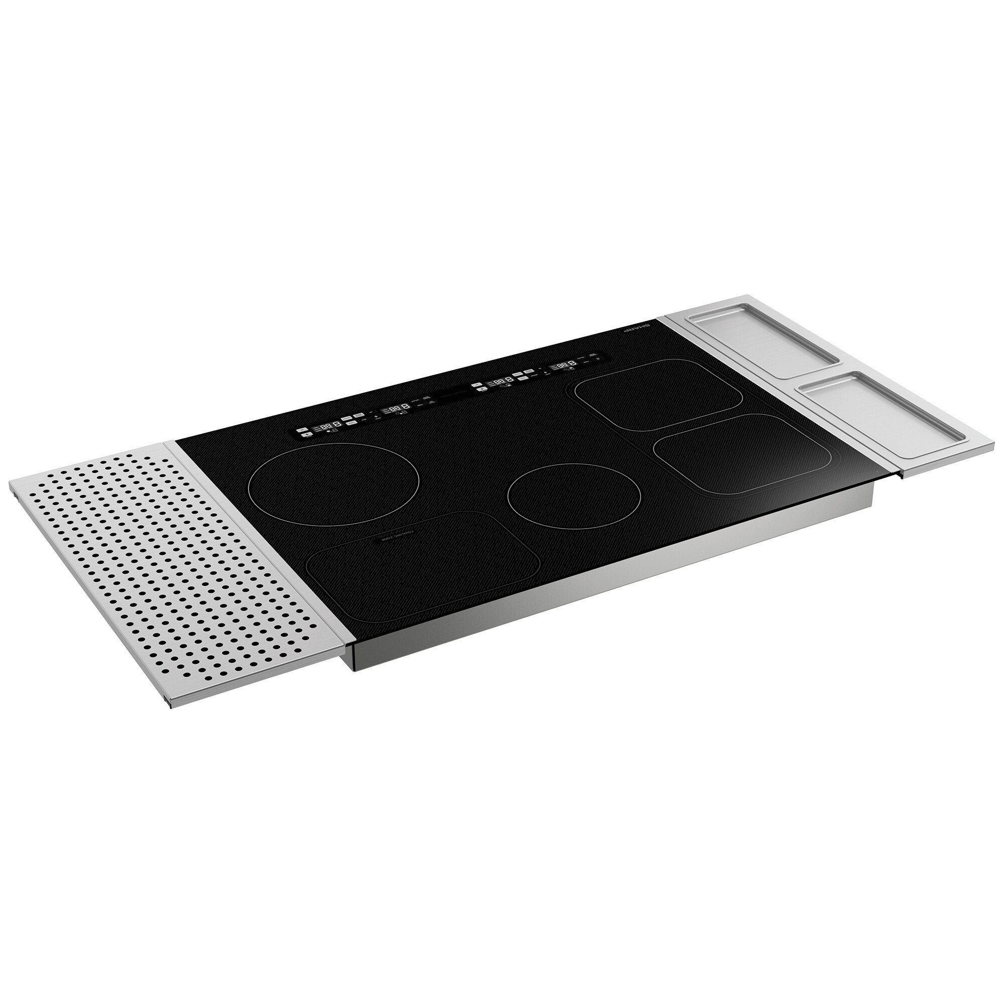 Sharp 30 in. 4-Burner Induction Cooktop with Simmer Burner & Power ...
