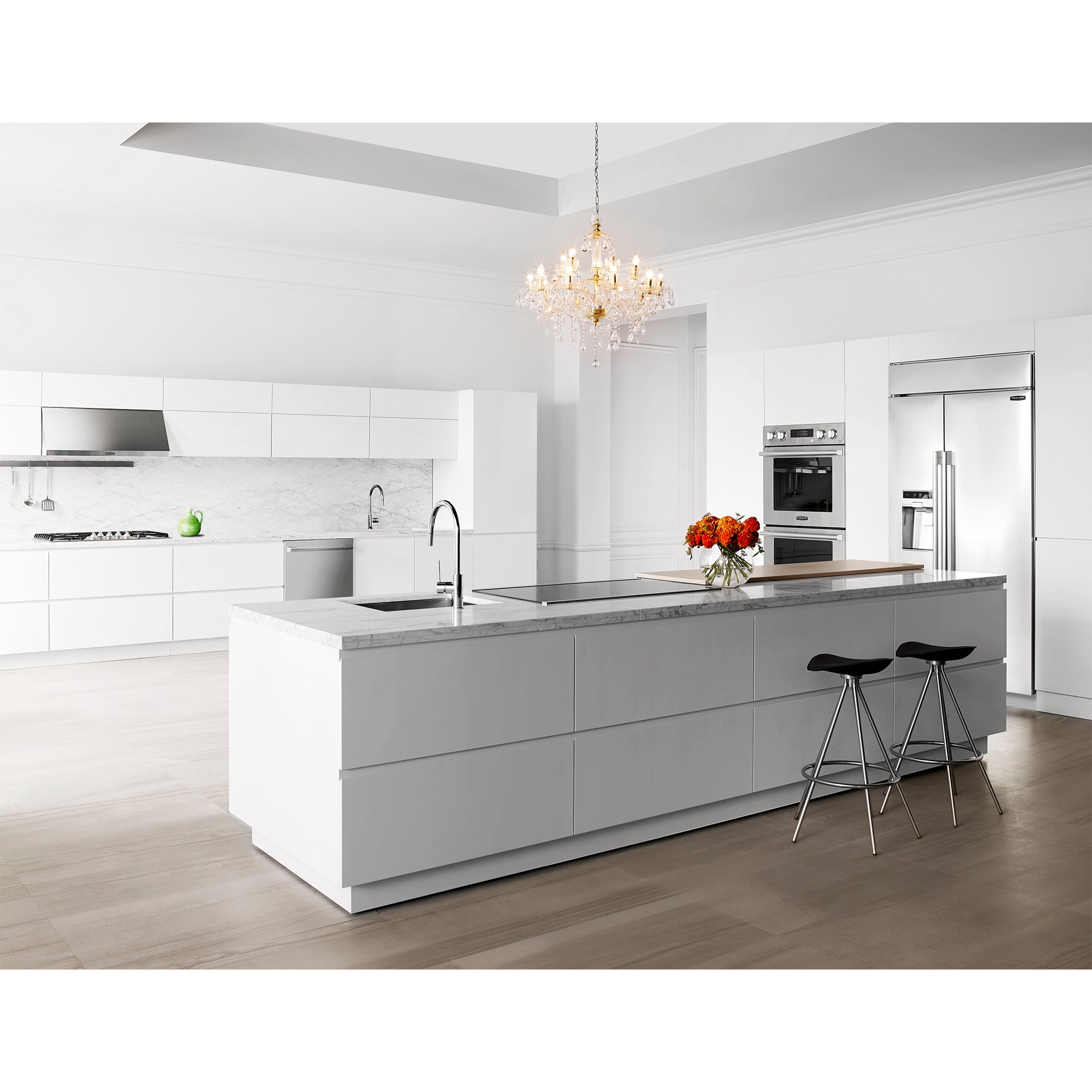 Signature Kitchen Suite 30 in. 5-Burner Smart Natural Gas Cooktop with ...