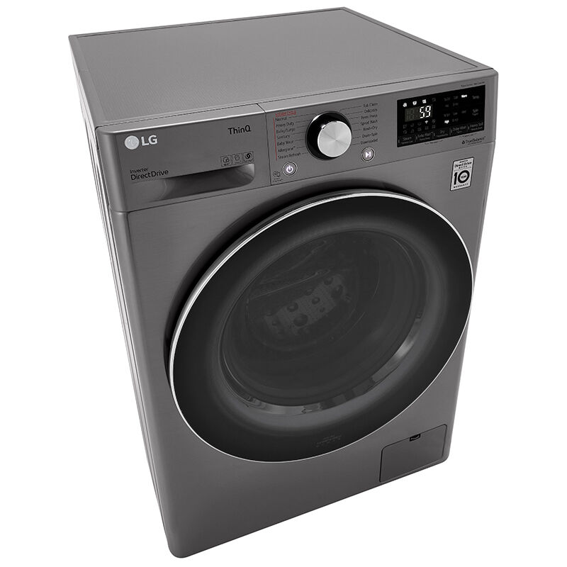 LG 24 in. 2.4 cu. ft. Electric All-in-One Front Load Washer-Dryer Combo ...