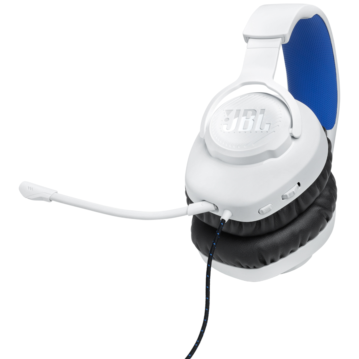 JBL Quantum 100P Wired Over-Ear Gaming Headset with Detachable Boom Mic ...