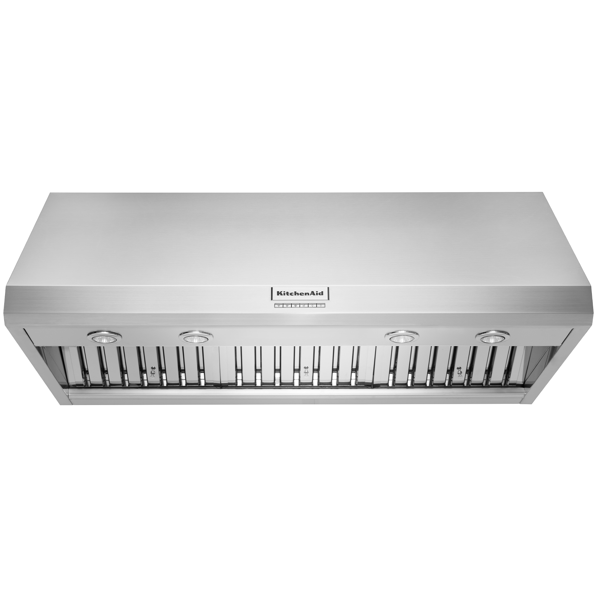 KitchenAid 48 in. Ducted Canopy Pro Style Range Hood with 4 Fan Speeds ...