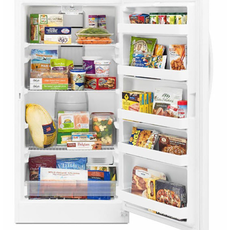 Whirlpool 30 in. 16.0 cu. ft. Upright Freezer with Adjustable Shelves ...