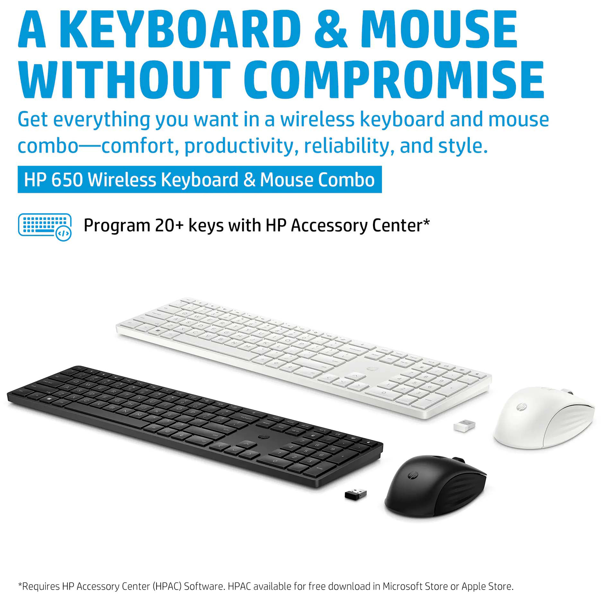 HP 650 Wireless Keyboard/Mouse Combo | P.C. Richard & Son