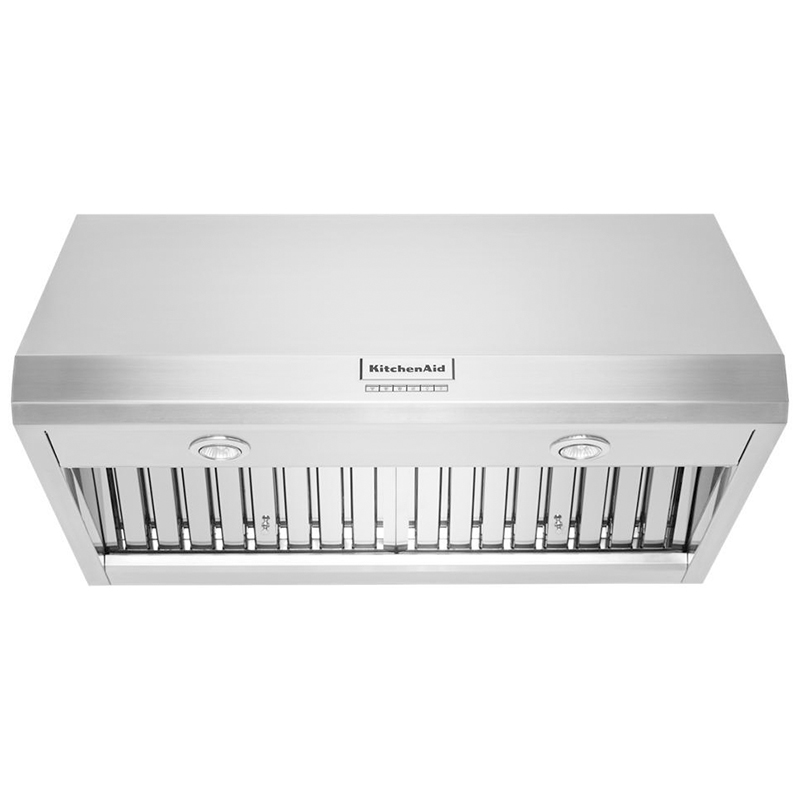 KitchenAid 36 in. Ducted Canopy Pro Style Range Hood with 4 Fan Speeds ...