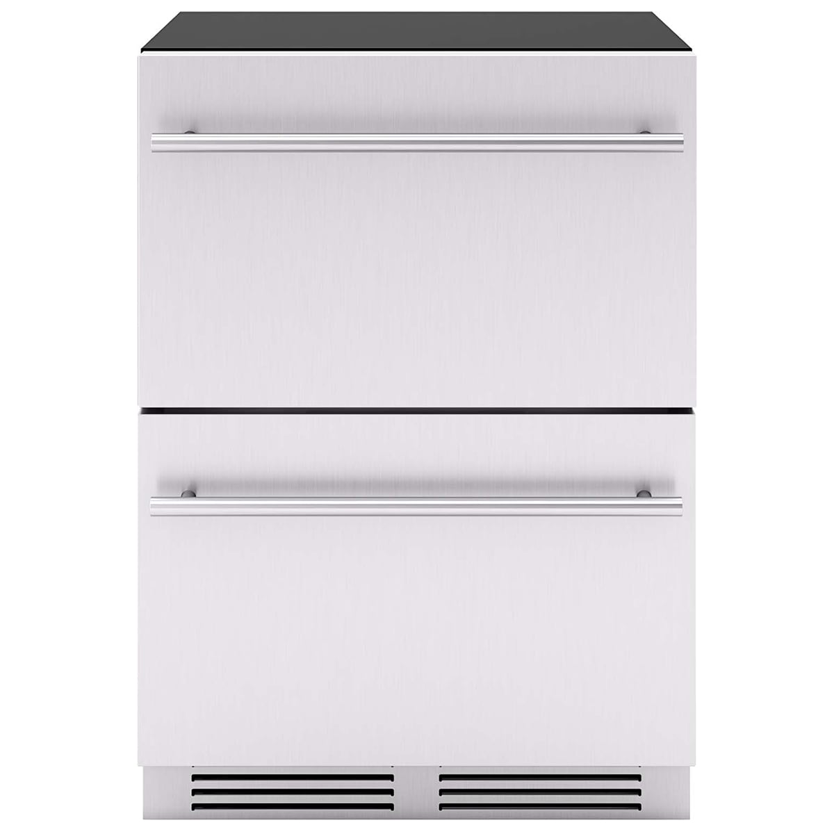 Zephyr Presrv Series 24 in. 5.4 cu. ft. Double Refrigerator Drawers ...