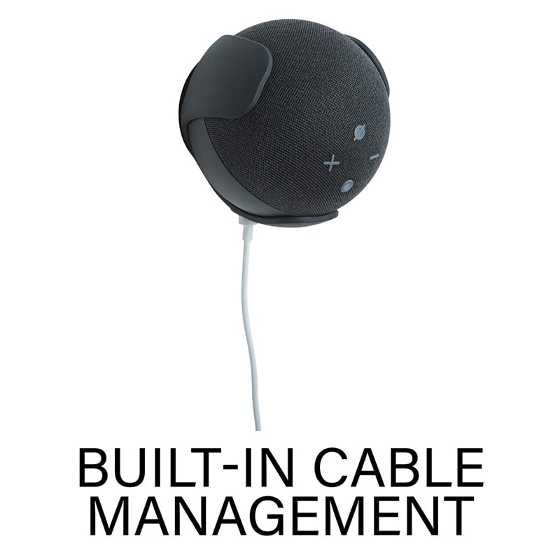 Sanus - Wall Mount Designed for Amazon Echo Dot (4th Gen) - Black | P.C ...