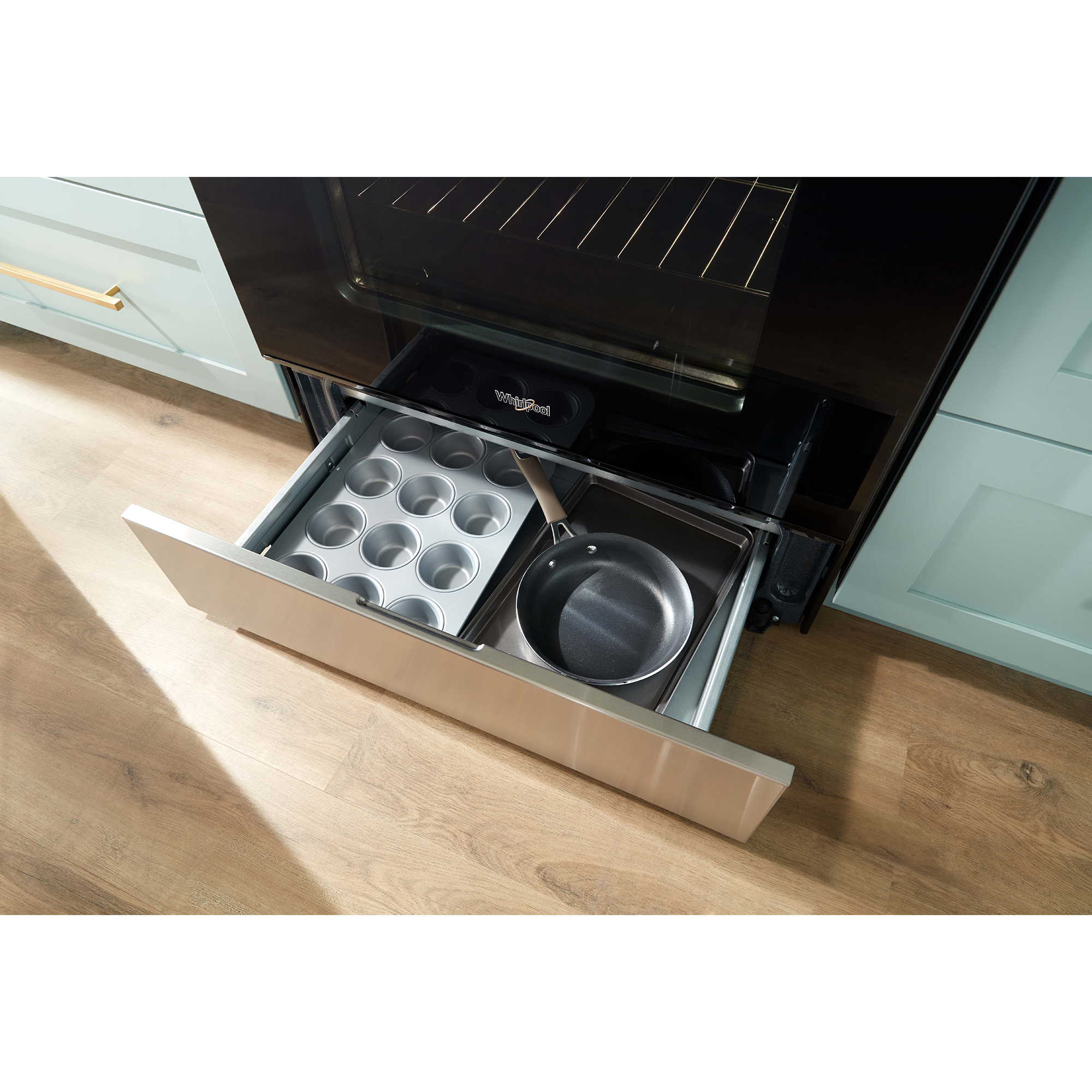 Whirlpool 30 in. 5 cu. ft. Gas Range with 4 Sealed Burners - Stainless ...