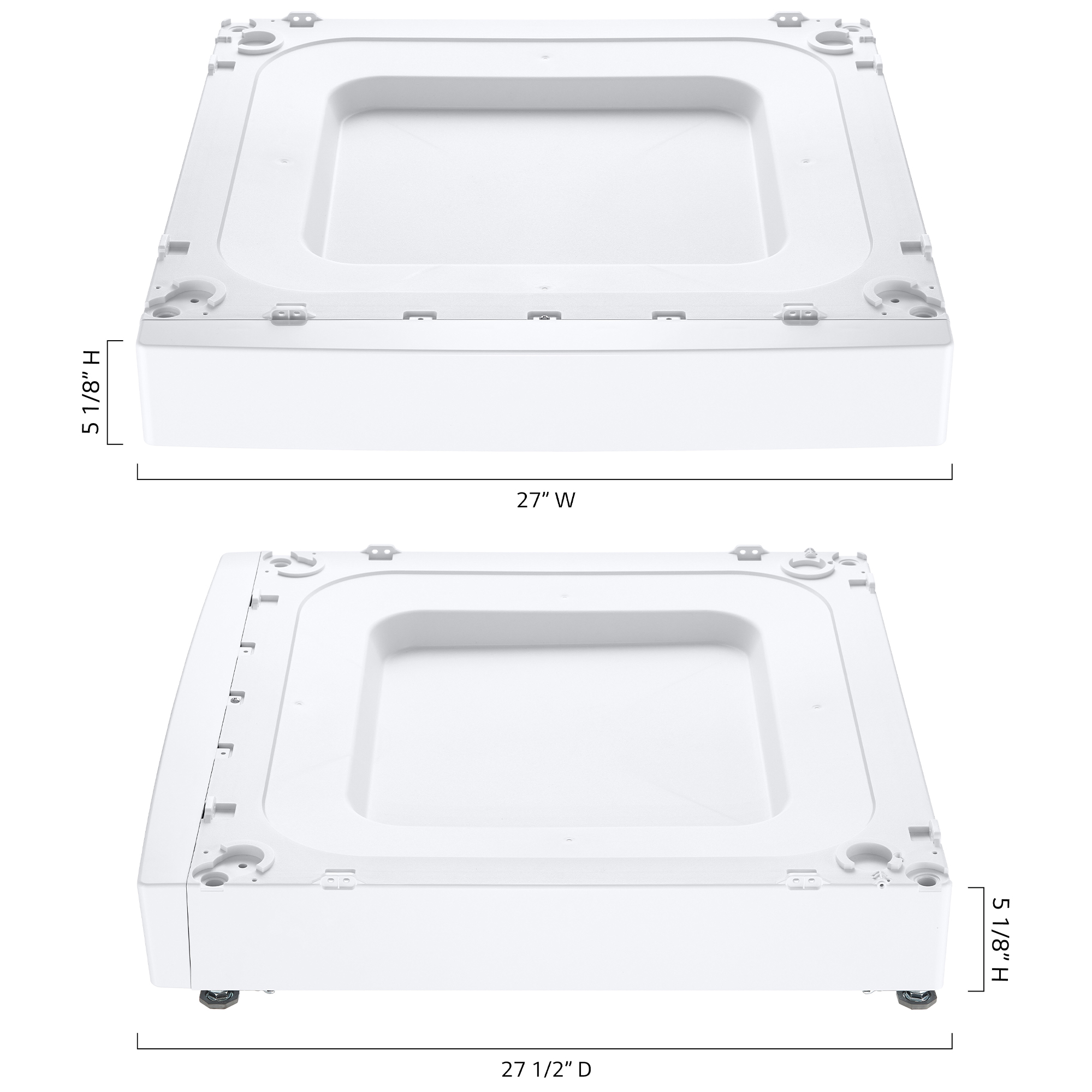 LG ADA Compliant Laundry Pedestal Riser for Washer - White | P.C ...