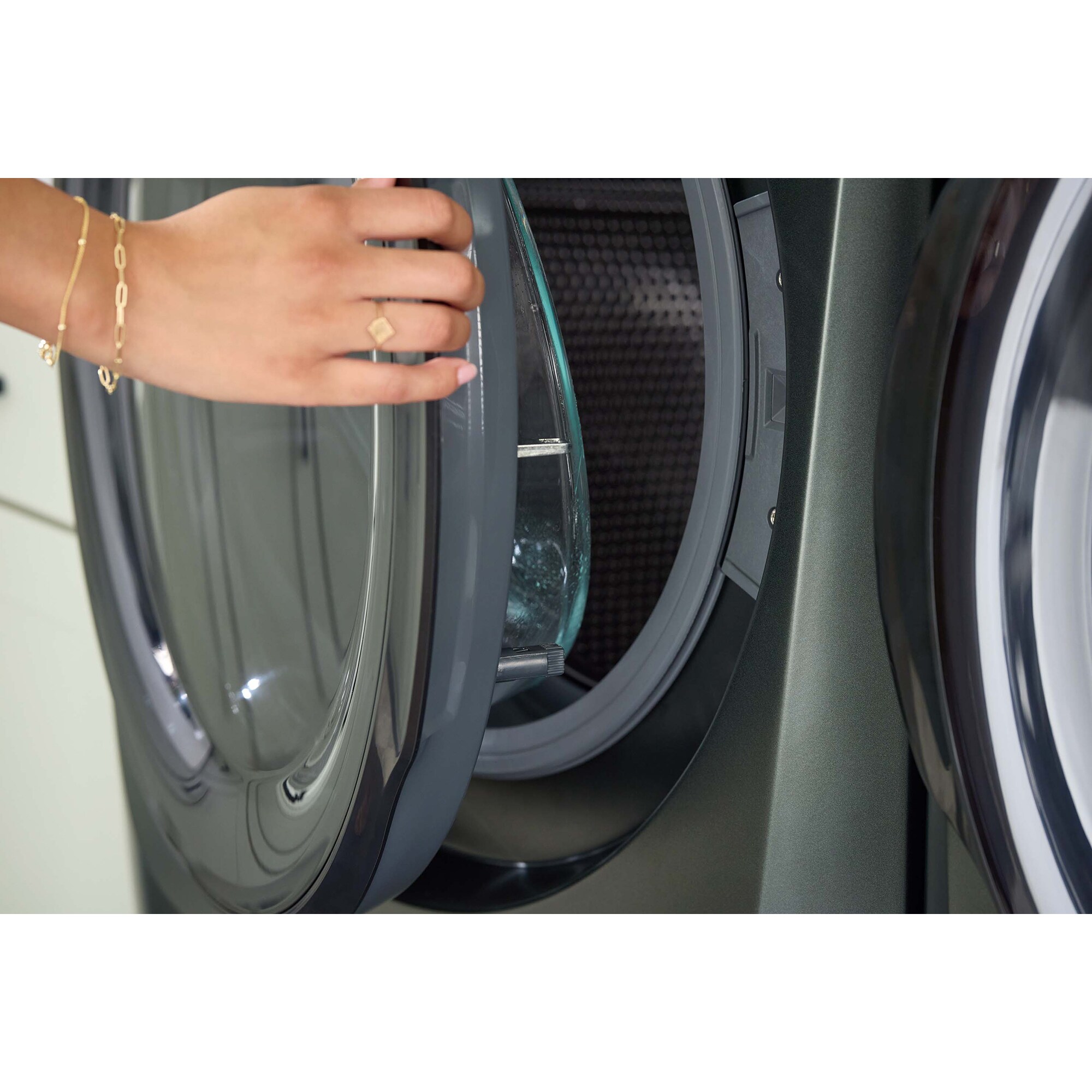 Electrolux 27 in. 8.0 cu. ft. Stackable Electric Dryer with LuxCare Dry ...