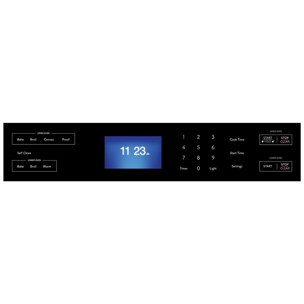 Sharp 30 in. 10 cu. ft. Top Control Electric Double Wall Oven with True ...