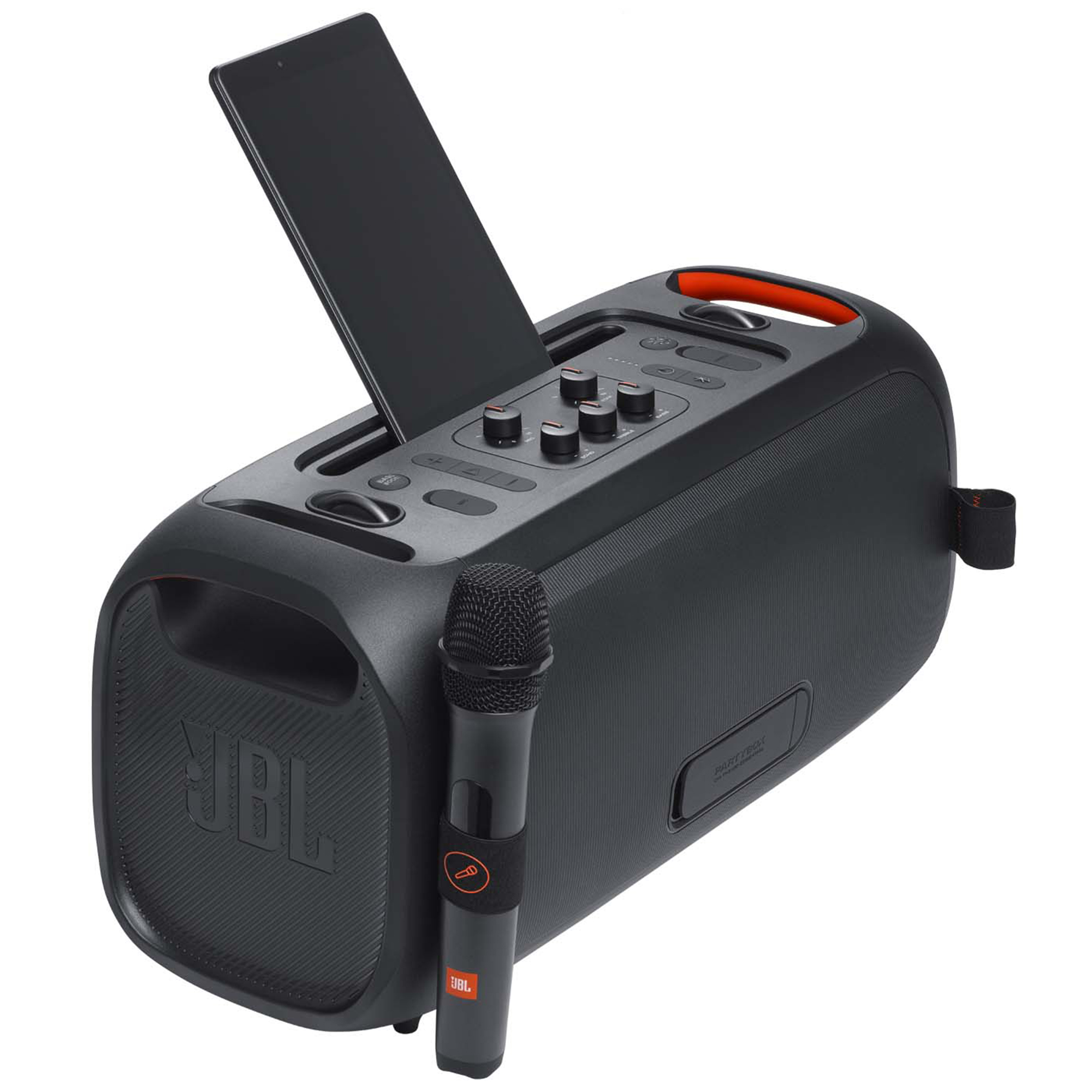JBL Partybox On-The-Go Essential Rechargeable Splashproof Bluetooth ...