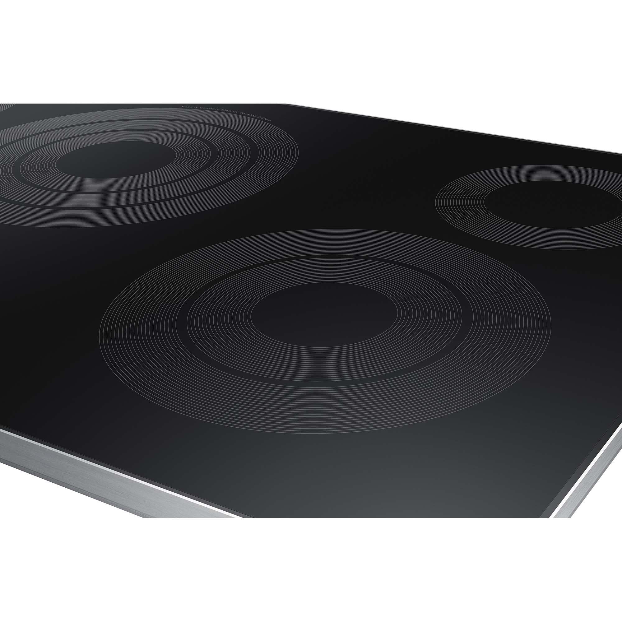 Samsung 36 in. 5-Burner Smart Electric Cooktop with Simmer Burner ...