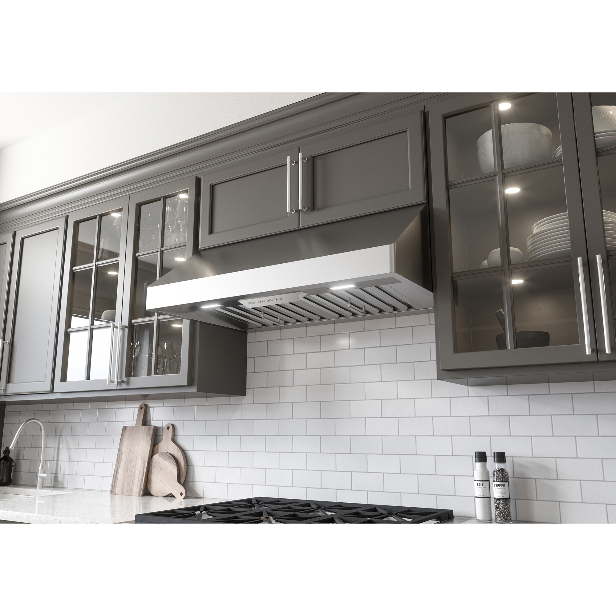 Zephyr Tempest 36 in. Convertible Standard Style Range Hood with 650 ...