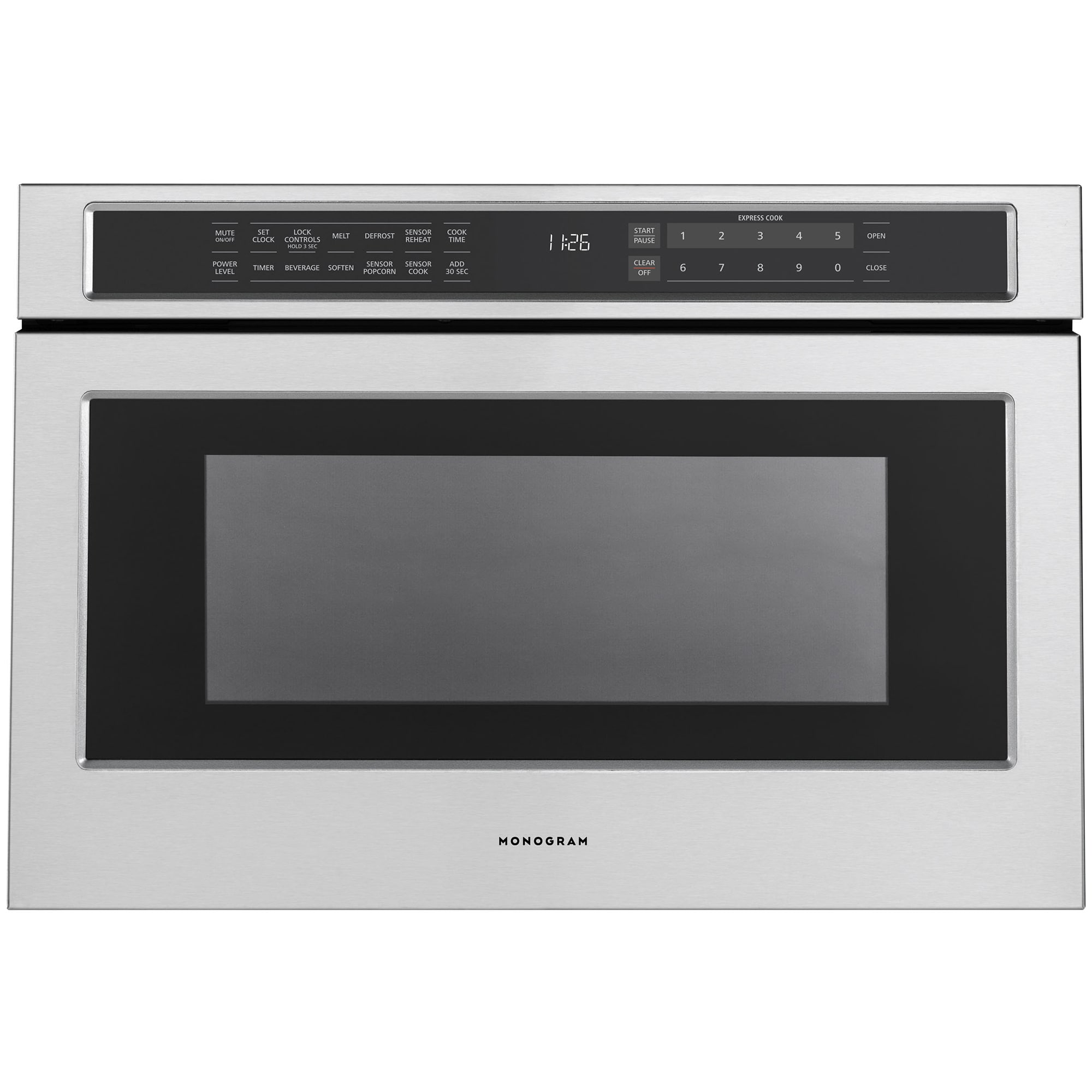 Monogram 24 in. 1.2 cu. ft. 1000W Drawer Microwave with Sensor Cooking ...