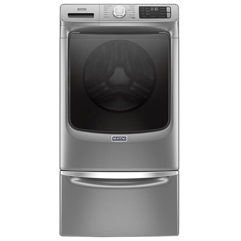 Maytag 27 in. 4.8. cu. ft. Stackable Front Load Washer with Extra Power ...