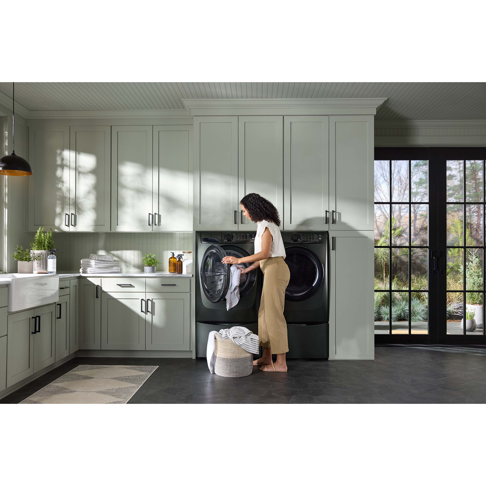 Electrolux 27 in. 4.5 cu. ft. Stackable Front Load Washer with LuxCare ...