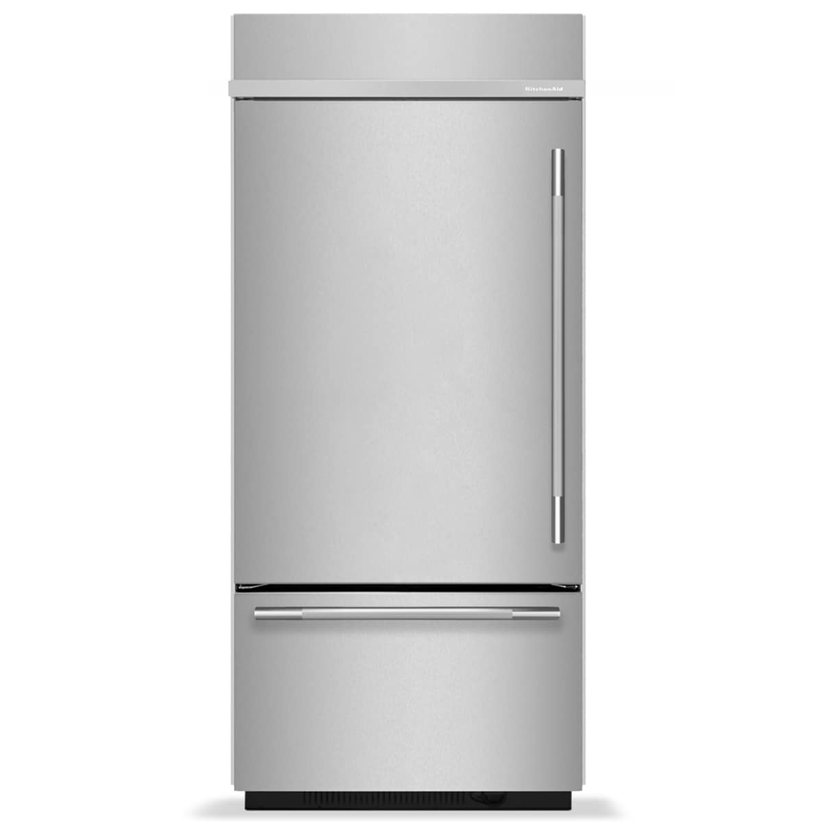 KitchenAid 36 in. 20.9 cu. ft. Built-In Counter Depth Bottom Freezer ...