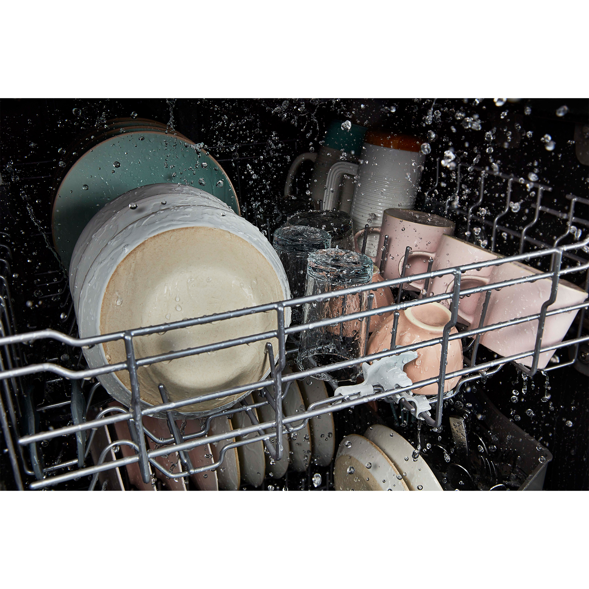Whirlpool 24 in. Top Control Dishwasher with 55 dBa Sound Level ...