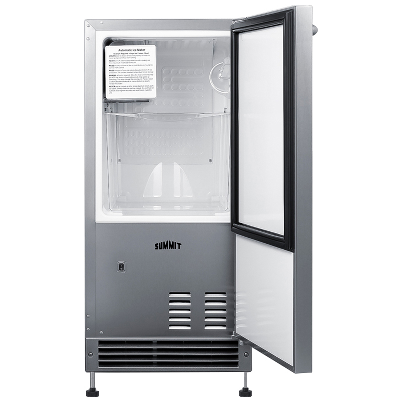 Summit 15 in. Built-In Undercounter Outdoor Ice Maker with 22 lb. Ice ...