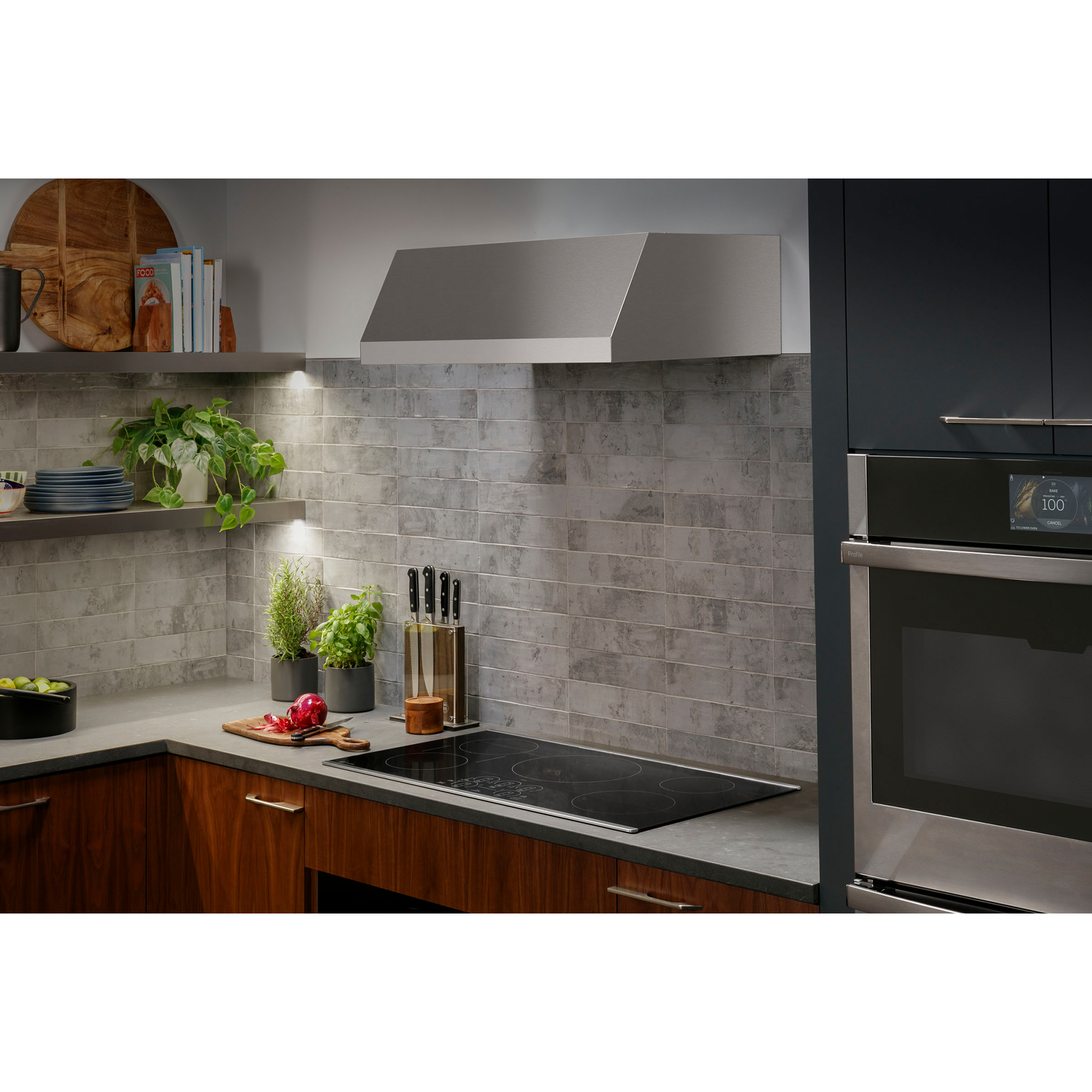 GE Profile 36 in. 5-Burner Smart Induction Cooktop with Simmer Burner ...