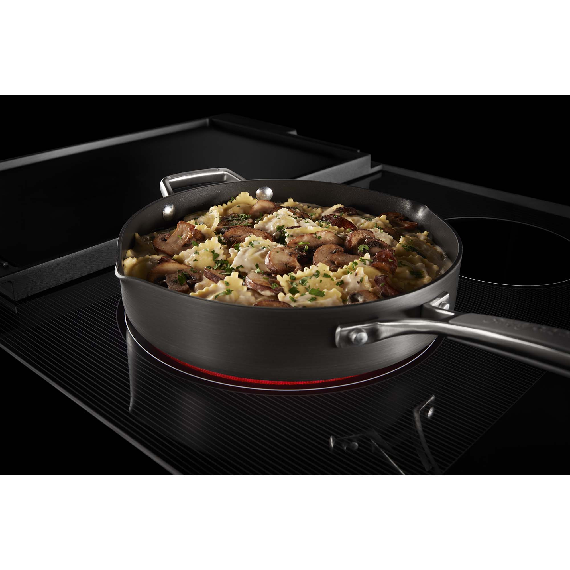 Maytag 30 in. 4-Burner Electric Cooktop with Power Burner, Reversible ...