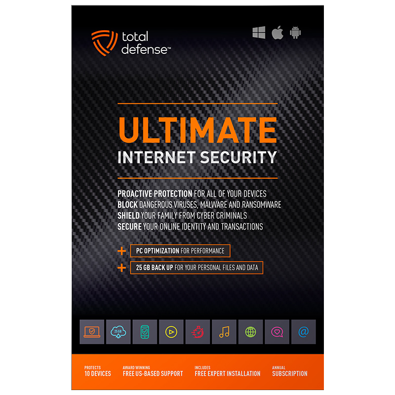 Total Defense Ultimate Internet Security v11- Digital Download- 1 yr ...